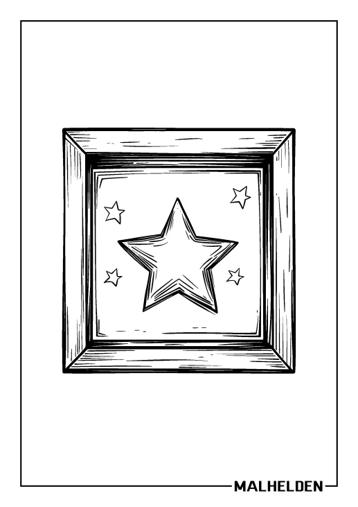 Sterne Ausmalbilder | kostenlose PDF Malvorlagen